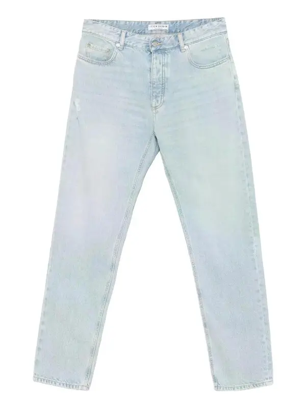 ICON DENIM Straight Leg Jeans - Blue