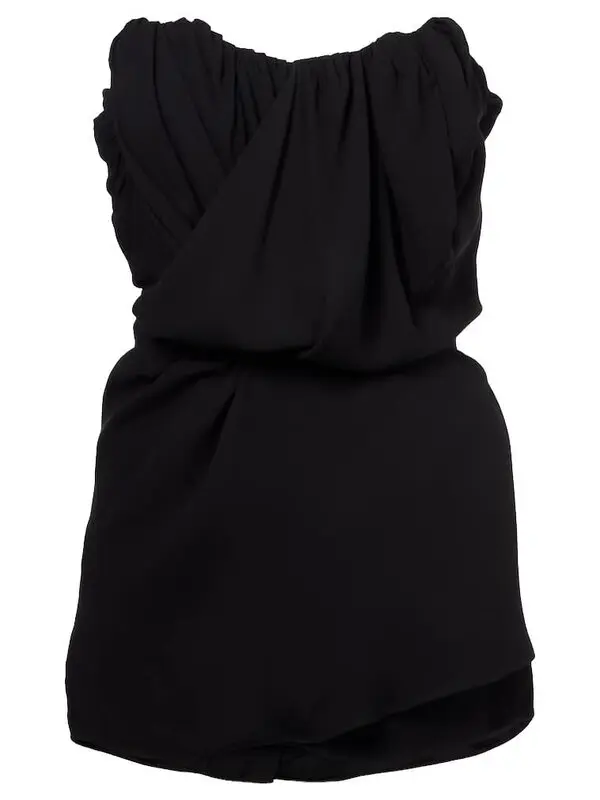 VIVIENNE WESTWOOD Susana Draped Corset Dress - Black
