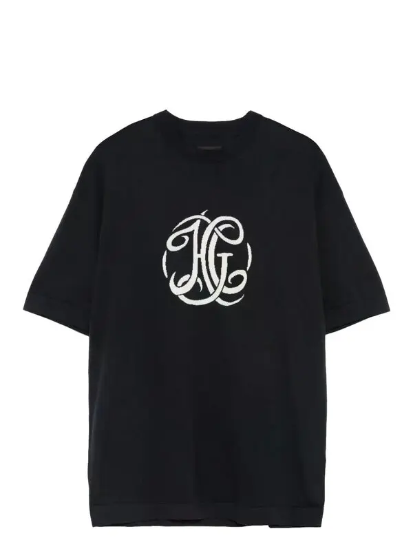 Givenchy Logo-jacquard T-shirt - Blue