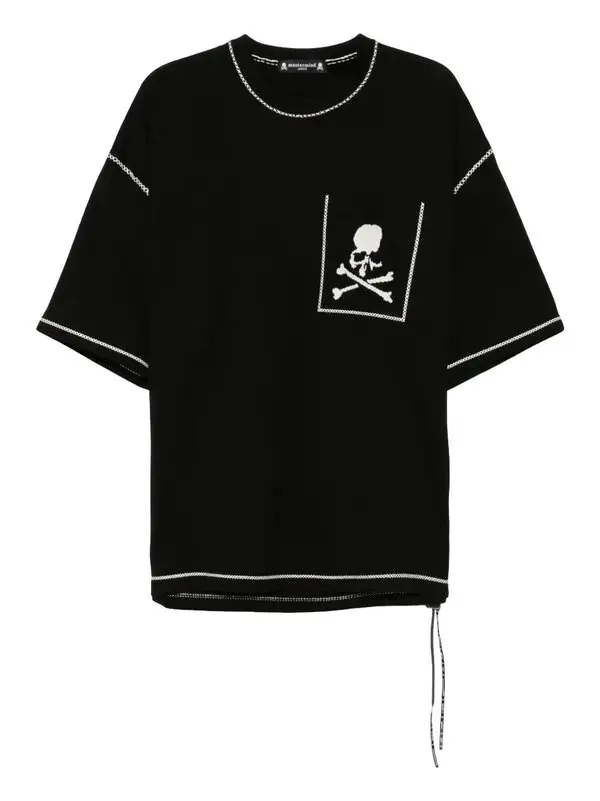 MASTERMIND WORLD Cross-stitch T-shirt - Black