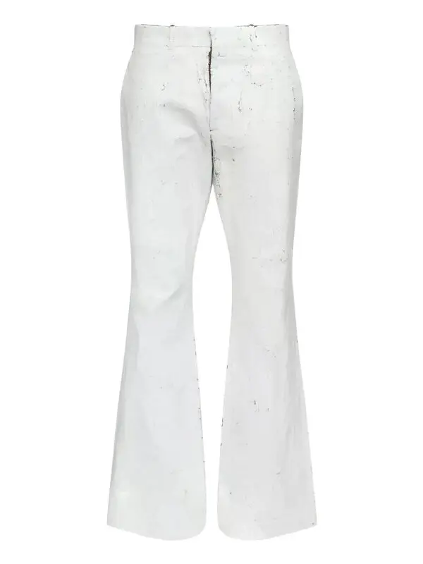 MAISON MARGIELA Coated Trousers - White
