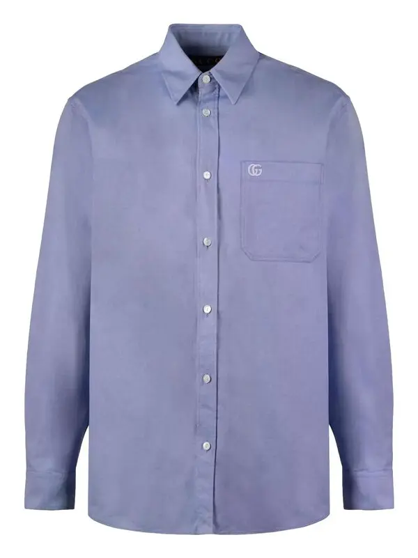 Gucci Cotton Shirt - Blue