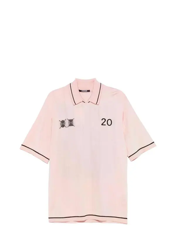 Jacquemus Le Polo Liga Polo Shirt - Pink