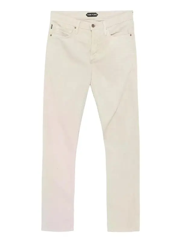 TOM FORD Corduroy Trousers - White