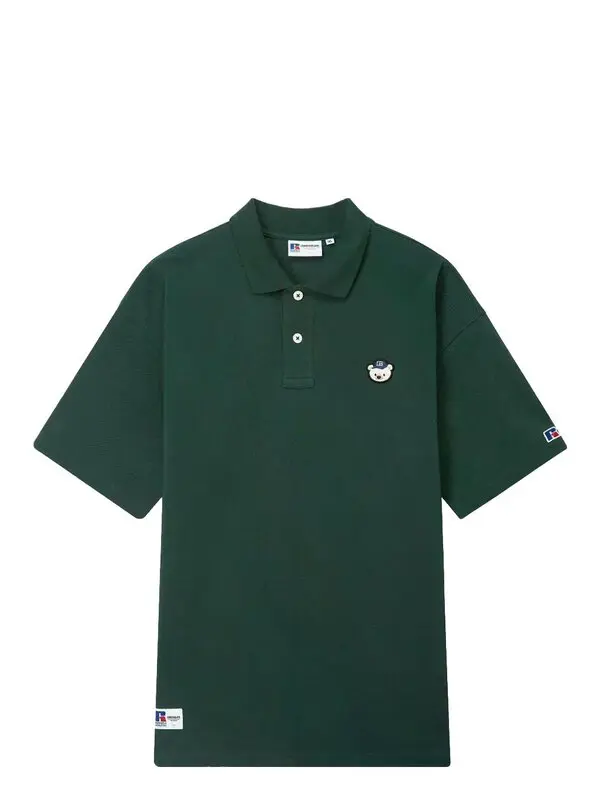 CHOCOOLATE X Russell Athletic Logo-patch Polo Shirt - Green