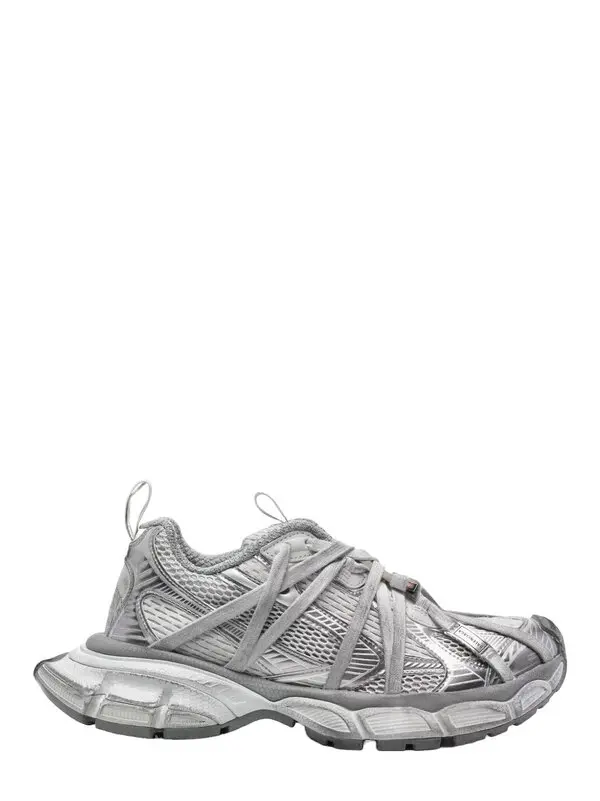 Balenciaga 3xl Extreme Laces Sneakers - Silver