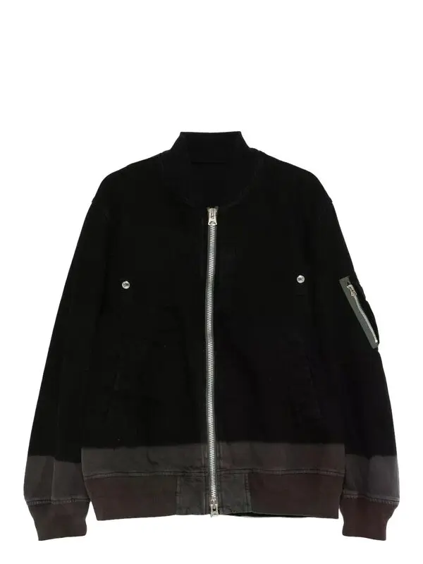 Sacai Garment-dyed Jacket - Black