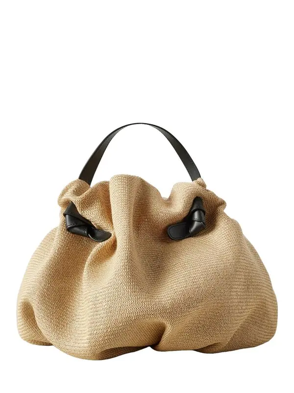 NEOUS Taurus Raffia Tote - Neutrals