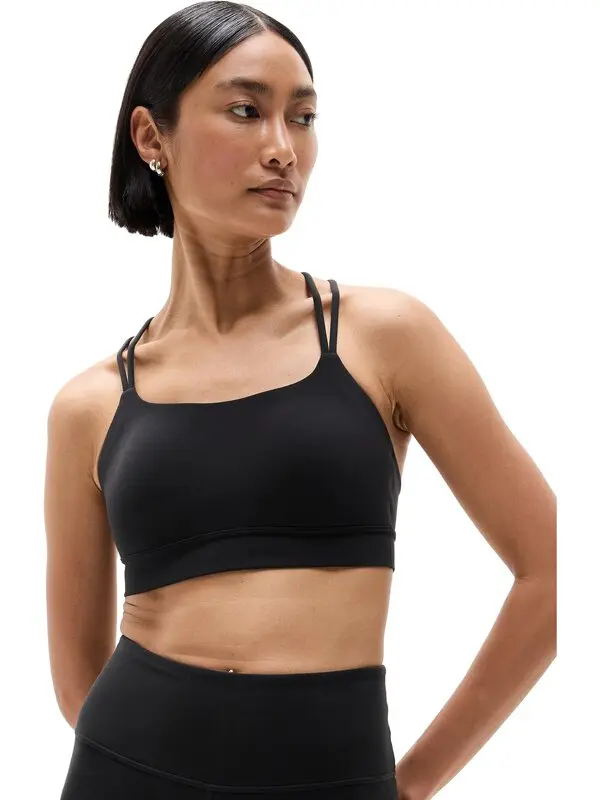 Athleta Perfect Form Sports Bra A-c - Black