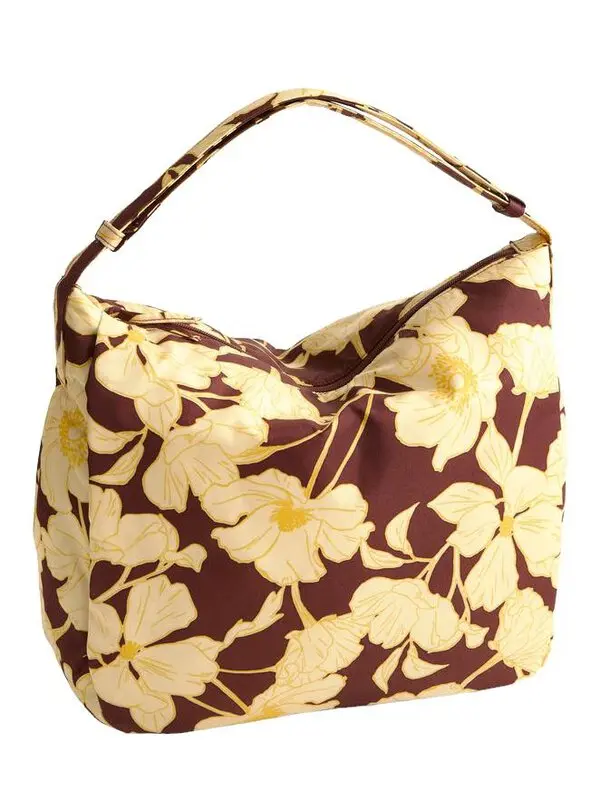 VERA BRADLEY Hobson Hobo - Brown/yellow