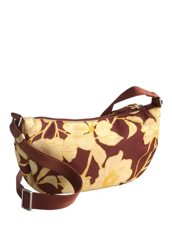 VERA BRADLEY Springbrook Sling Crossbody Bag - Brown/yellow