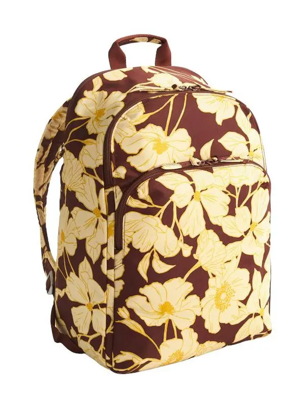 VERA BRADLEY Westover Hybrid Backpack - Brown/yellow