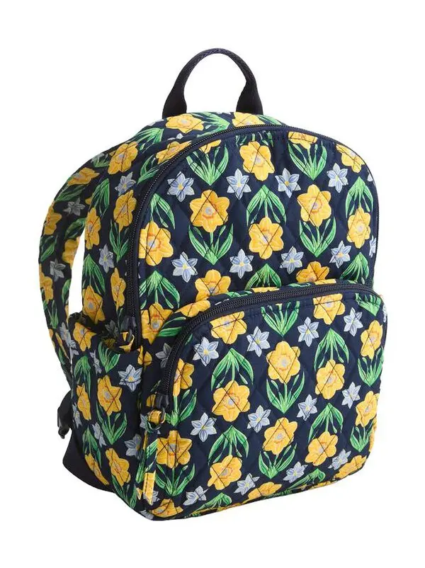 VERA BRADLEY Small Banbury Backpack - Blue/yellow