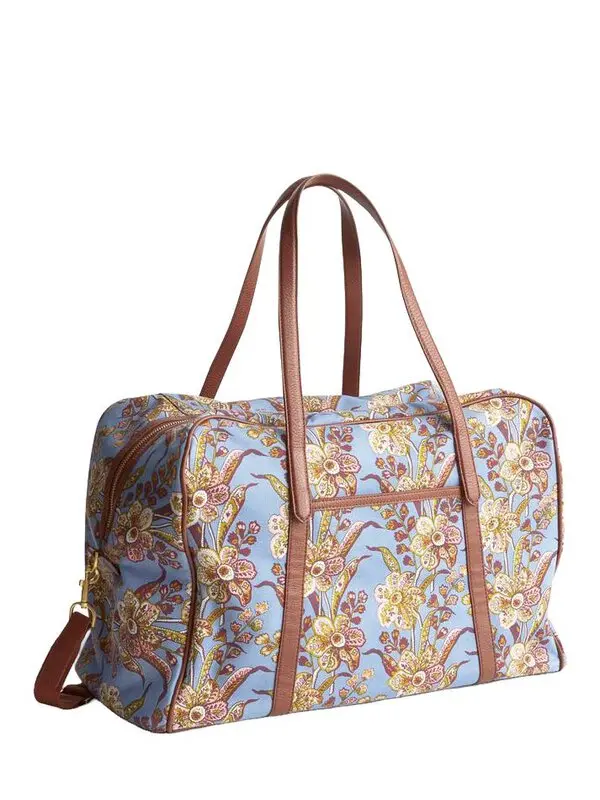VERA BRADLEY Miramar Weekender Bag - Blue/brown