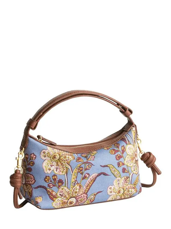 VERA BRADLEY Roxbury Crescent Crossbody Bag - Blue