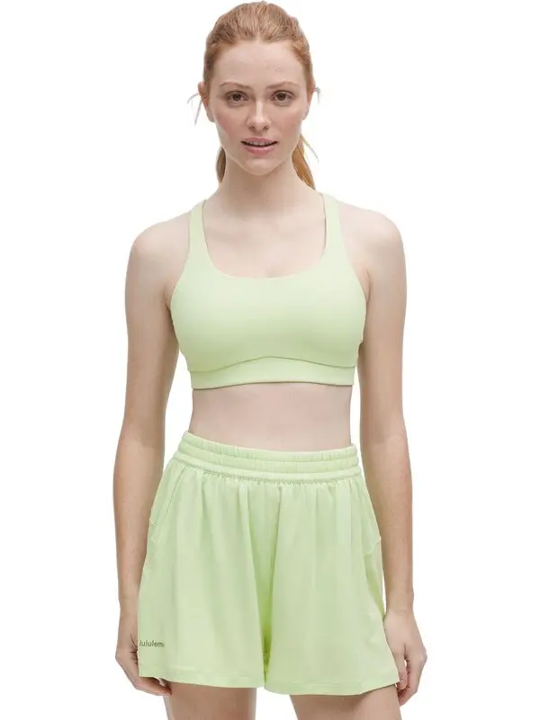 Lululemon Energy Bra Medium Support, B-d Cups - Lemongrass