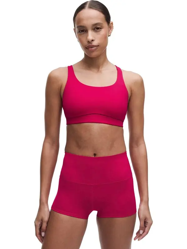 Lululemon Energy Bra Medium Support, B-d Cups - Mulberry Spark