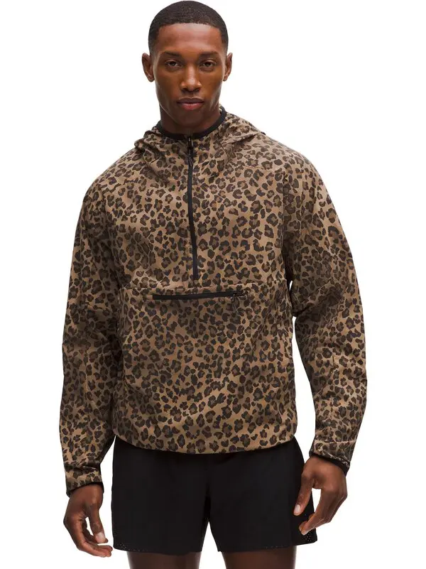 Lululemon Multi-pocket Running Anorak - True Leopard Multi