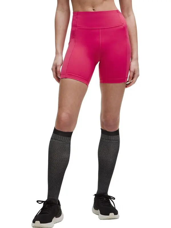 Lululemon Swift Speed High-rise Short 6 - Raspberry Coulis
