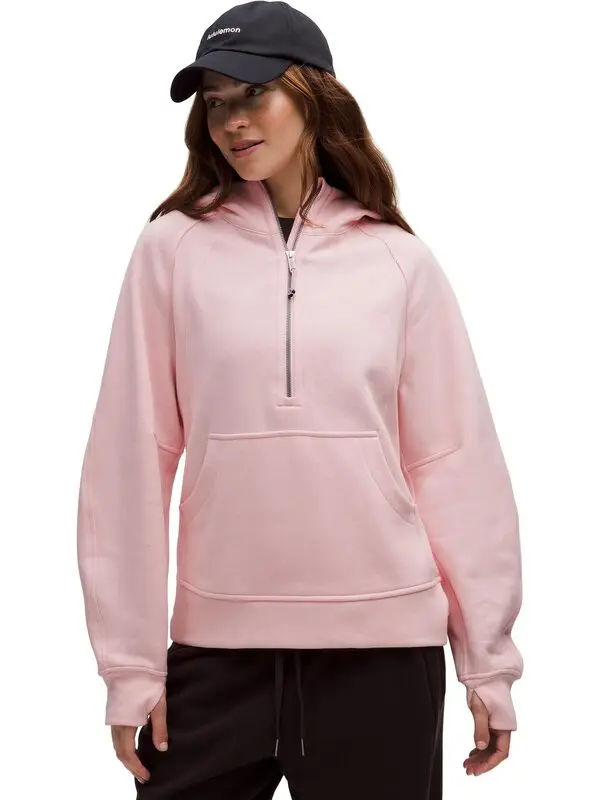 Lululemon Scuba Oversized Half-zip Hoodie - Blush Quartz