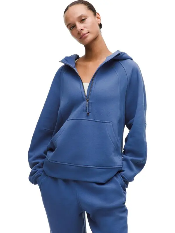 Lululemon Scuba Oversized Half-zip Hoodie - Brilliant Blue