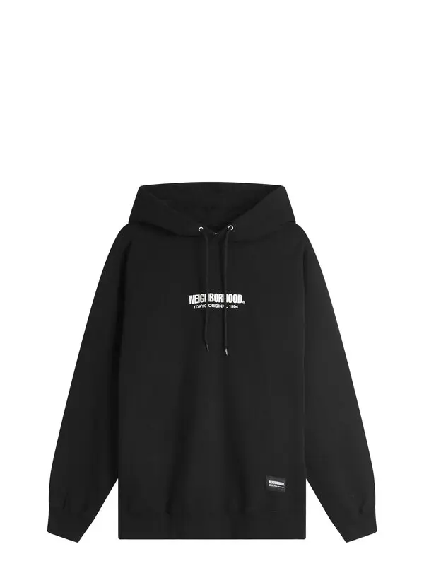 NEIGHBORHOOD Solid Logo Hoodie - Black