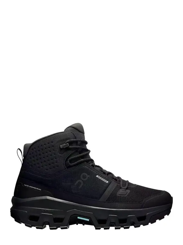 On Cloudrock Mid Wp Sneakers - Black