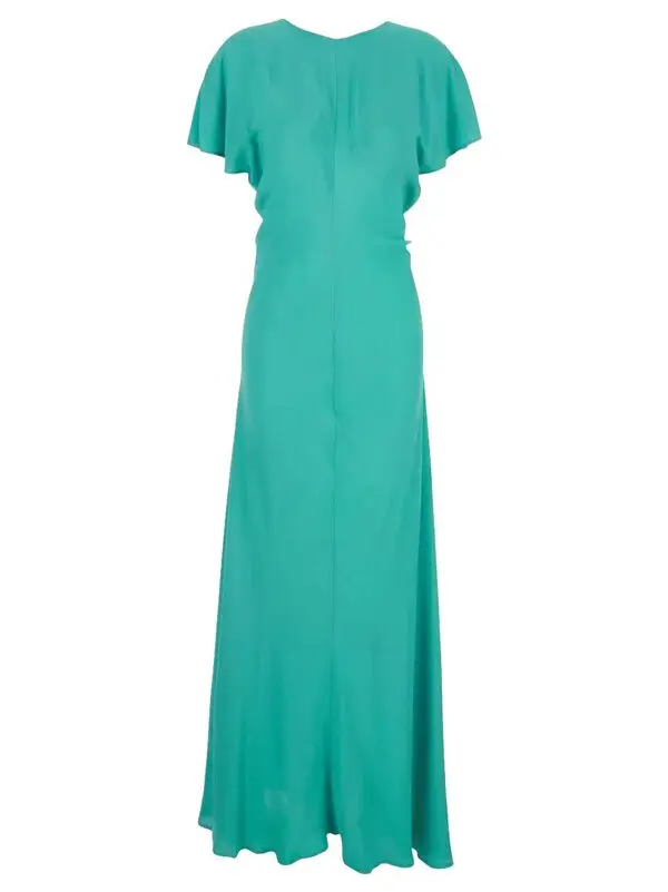 SEMICOUTURE Catalina Maxi Dress - Blue