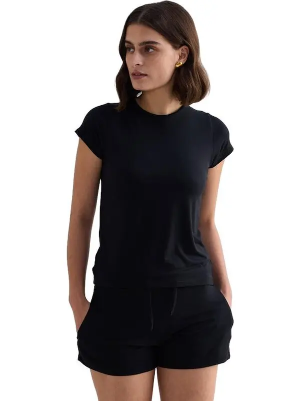 REISTOR Essential Short Sleeve Tee Set - Black