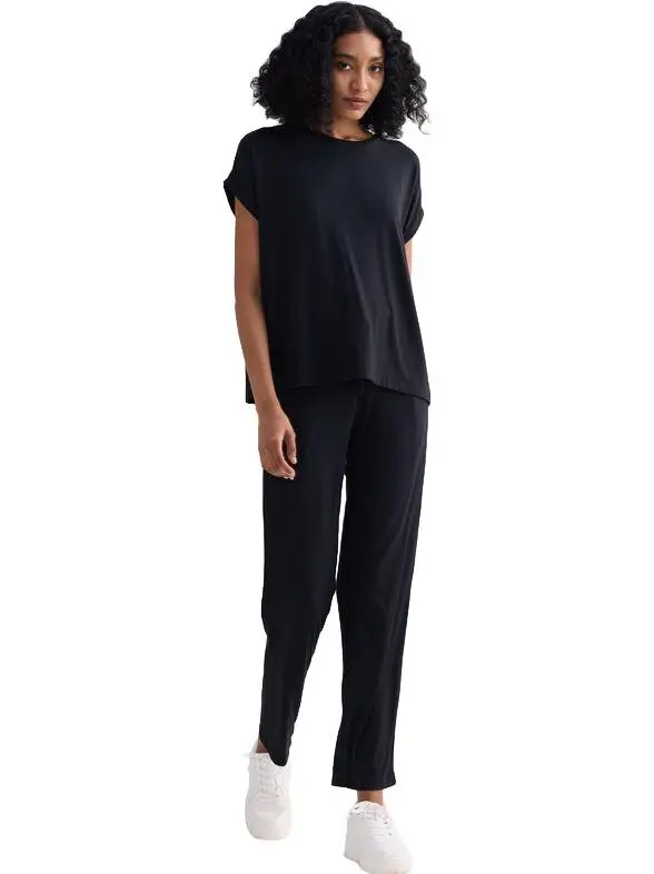 REISTOR Relaxed Tee Set - Black