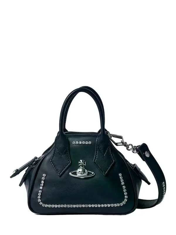 VIVIENNE WESTWOOD Mini Yasmin Shoulder Bag - Black