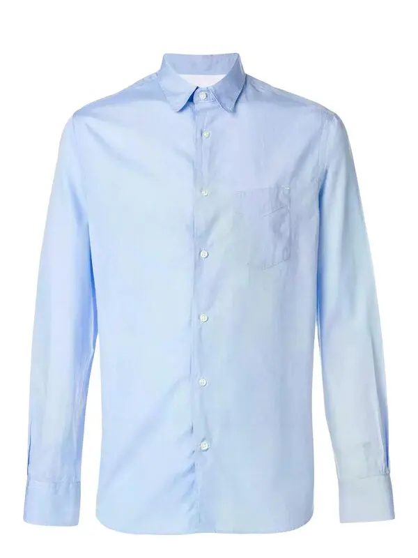 Officine Générale Classic Button Shirt - Blue