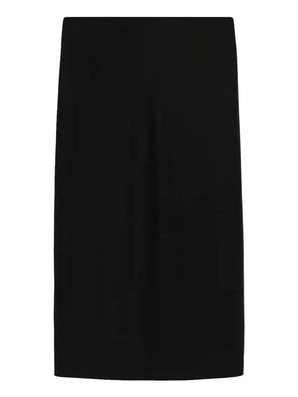 Carven Wool Maxi Skirt - Black