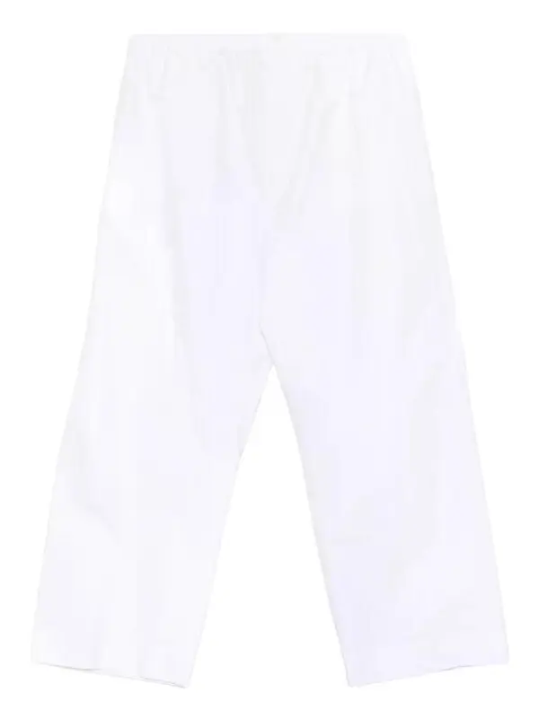 Carven Poplin Trousers - White
