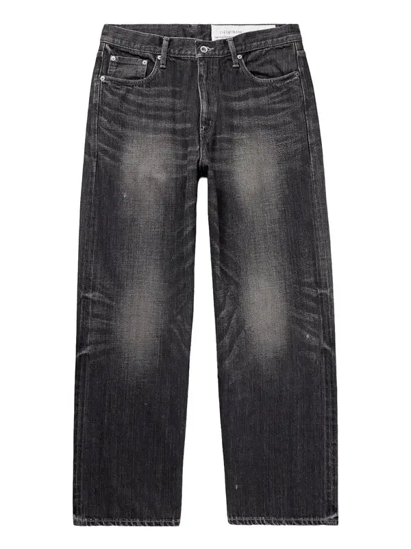 NEIGHBORHOOD Straight-leg Selvedge Jeans - Black