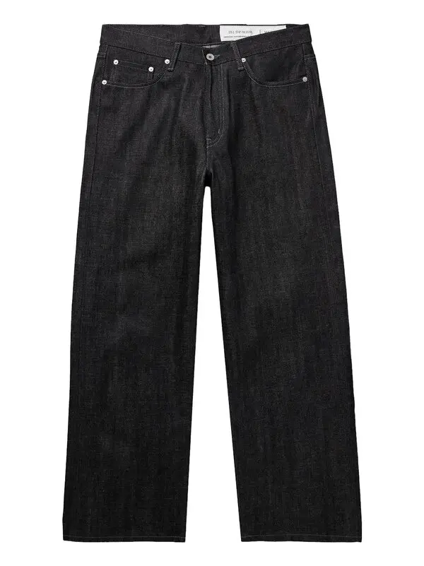 NEIGHBORHOOD Dp Straight-leg Selvedge Jeans - Black