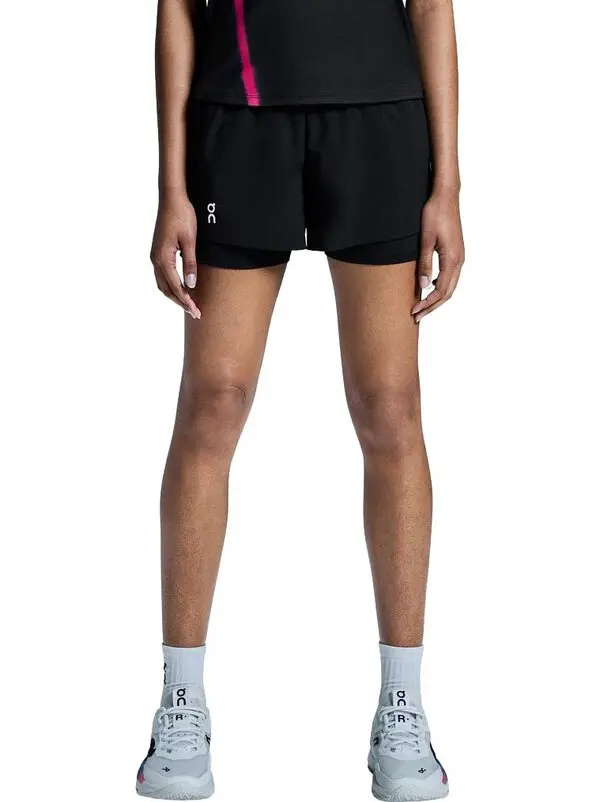 On Court 2-in-1 Tennis Shorts - Black