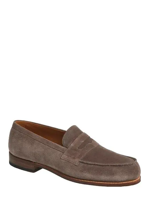 J.M. WESTON Animation 180 Penny Loafer - Dark Brown