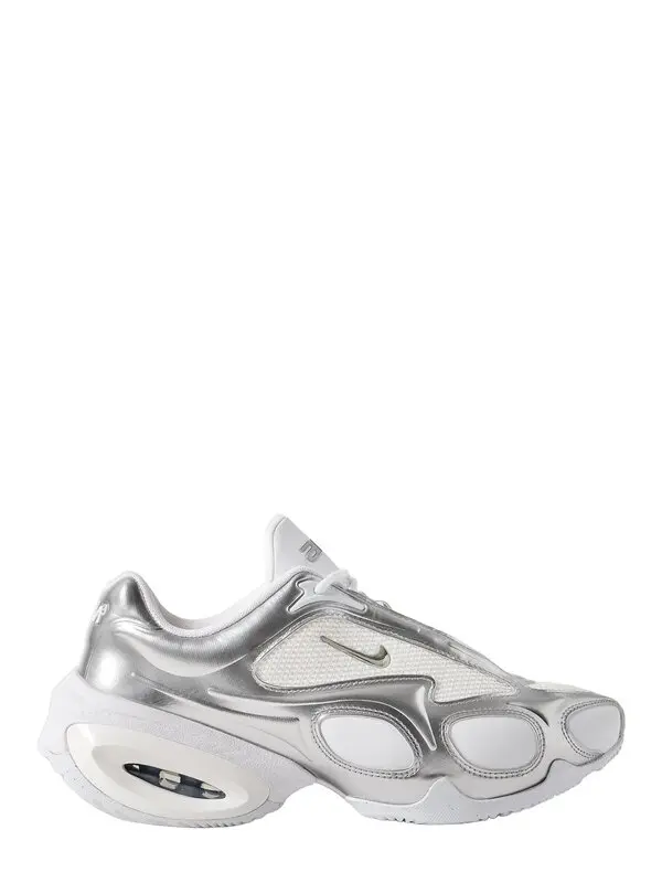 Nike Air Max Muse Metallic Leather Sneakers - White