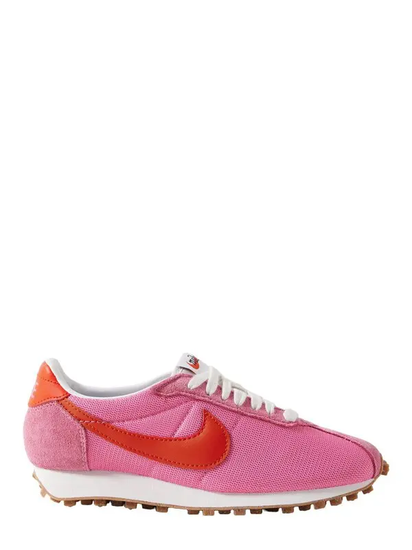 Nike Ld-1000 Leather And Suede-trimmed Sneakers - Pink