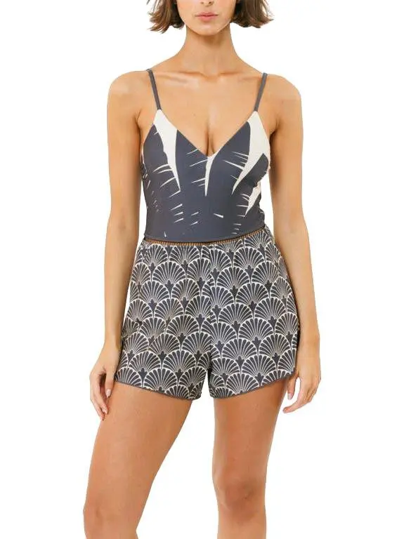 BILIBLOND Arava One-piece Swimsuit - Shiny Leaf