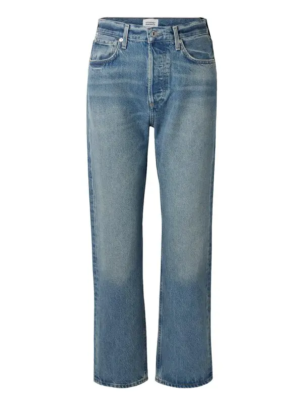 Citizens Of Humanity Blaine High-rise Straight-leg Jeans - Blue
