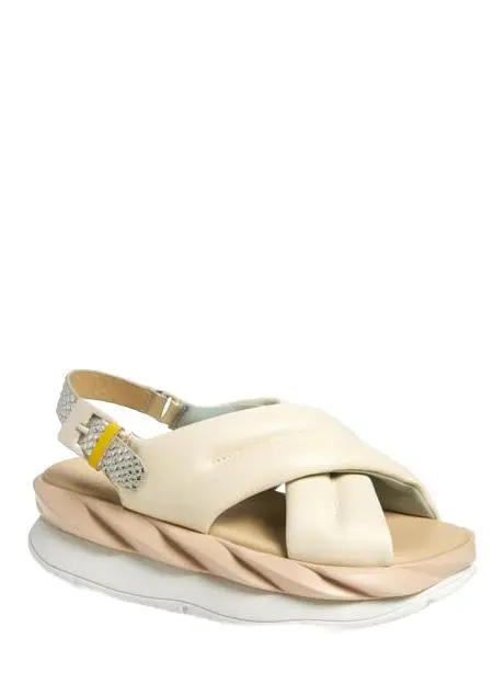 4CCCCEES Mellow Moa Platform Slingback Sandal - Ivory