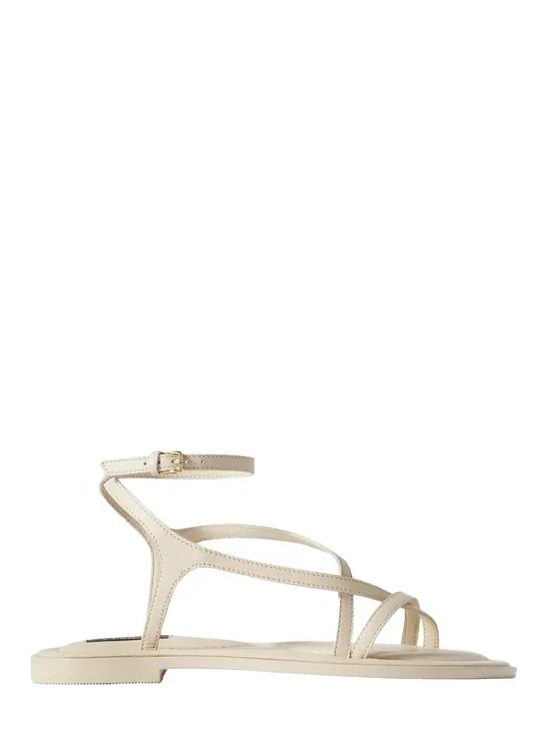 A.emery Edna Leather Sandals - Neutrals