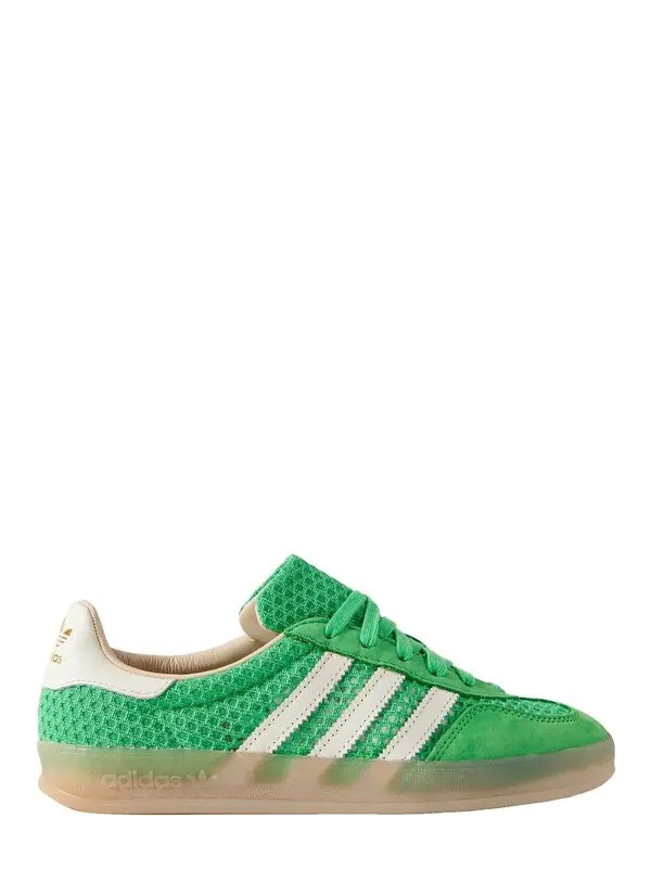 Adidas Originals By Alexander Wang Gazelle Indoor Crochet Sneakers - Green