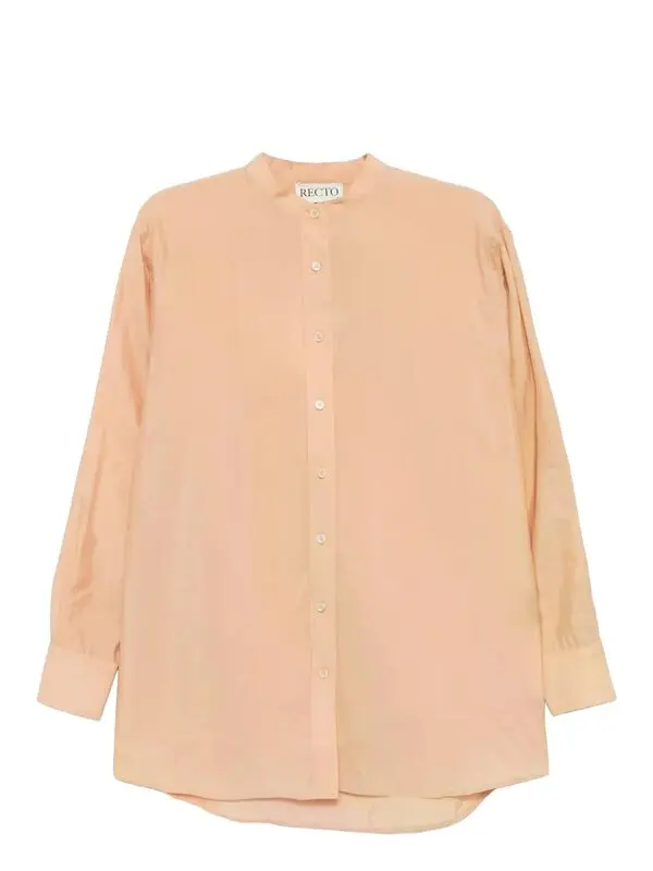 RECTO Round-collar Shirt - Pink