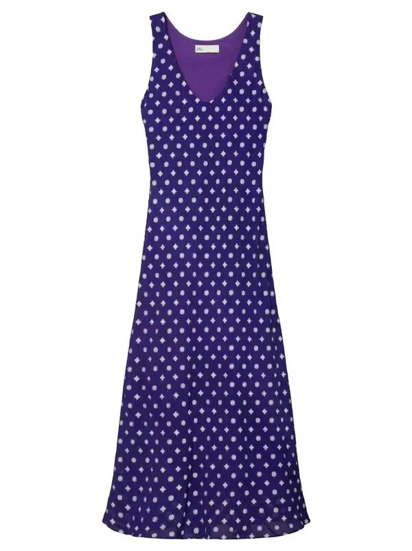 Tory Burch Polka Dot Dress - Blue
