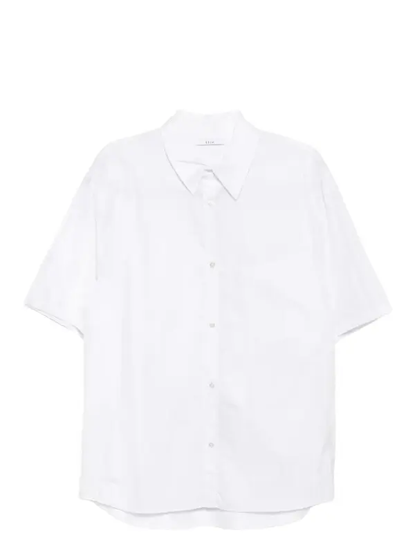 Attachment Cotton Shirt - White