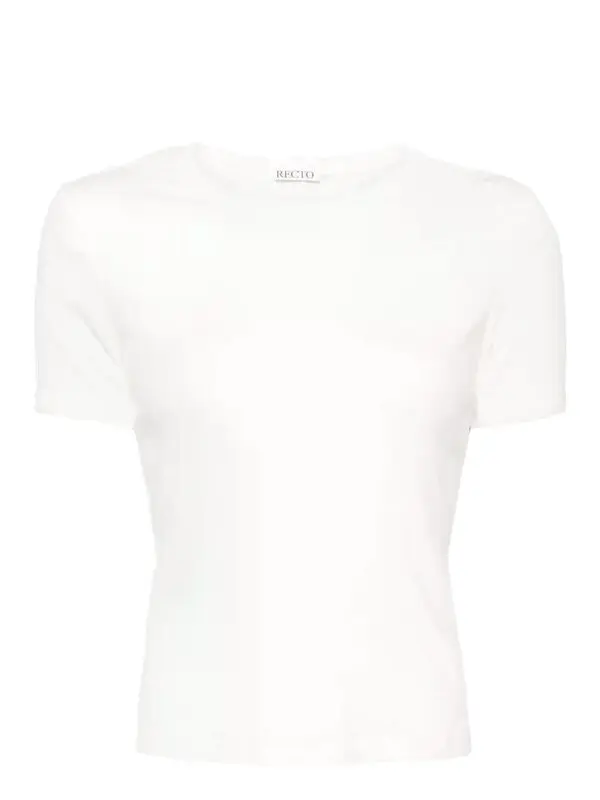 RECTO Sheer Jersey T-shirt - White