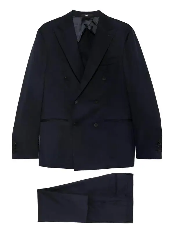 SAPIO Double-breasted Suit - Blue